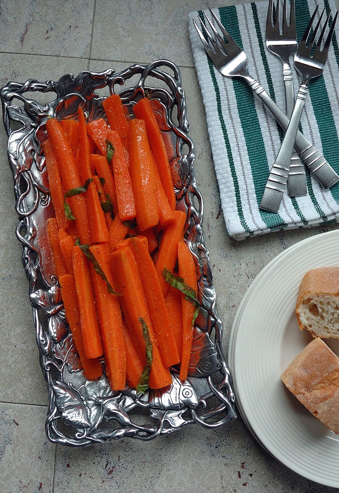 Italian Carrot Salad with Basil - Cooking with Mamma C
