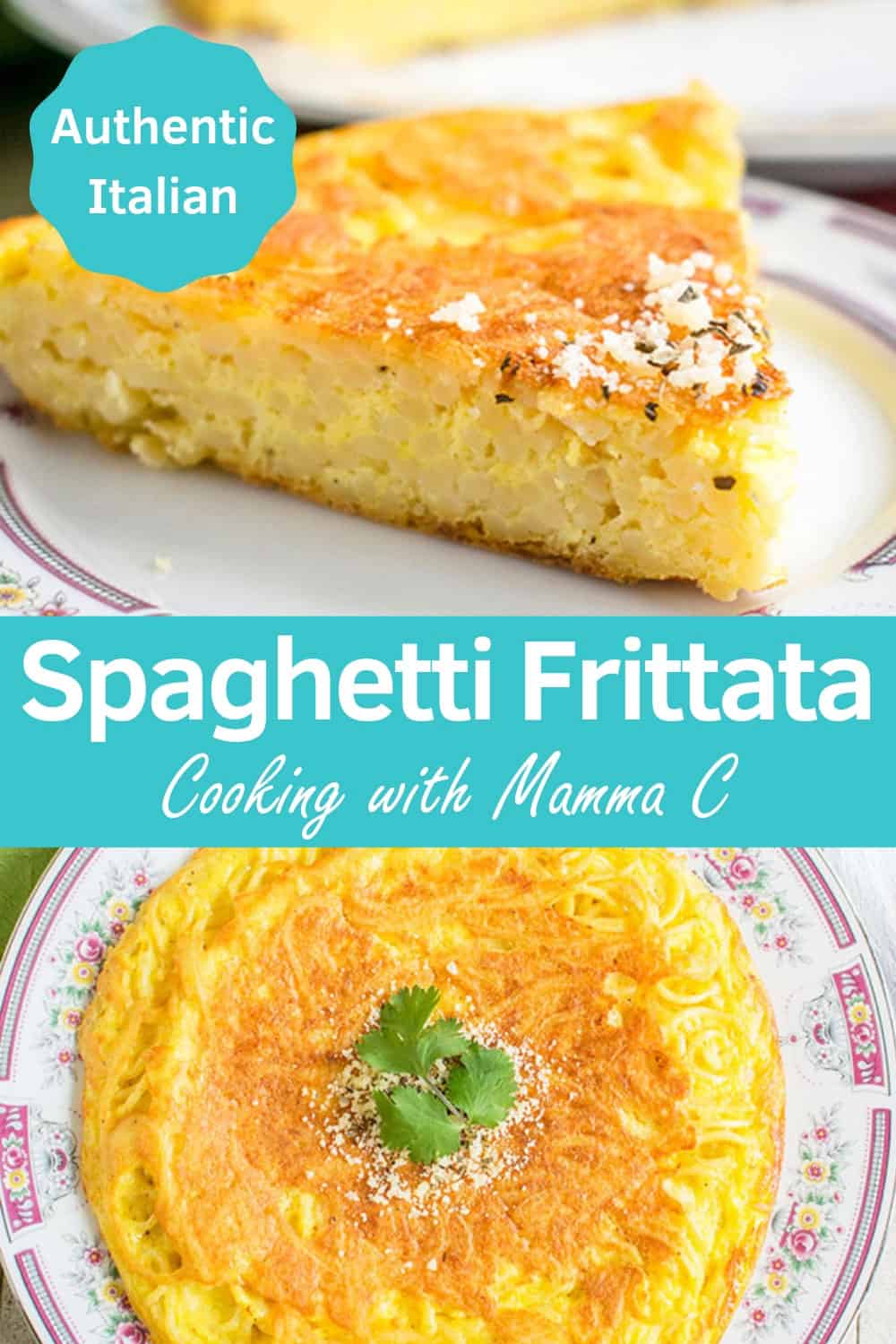Leftover Spaghetti Frittata - Cooking with Mamma C