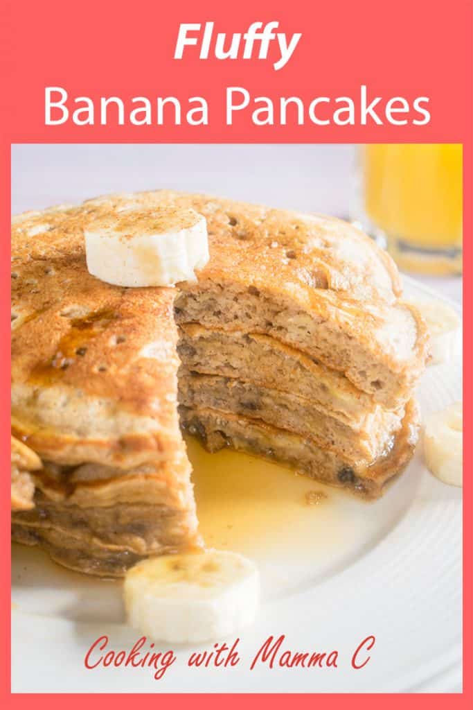 Fluffy Banana Pancakes