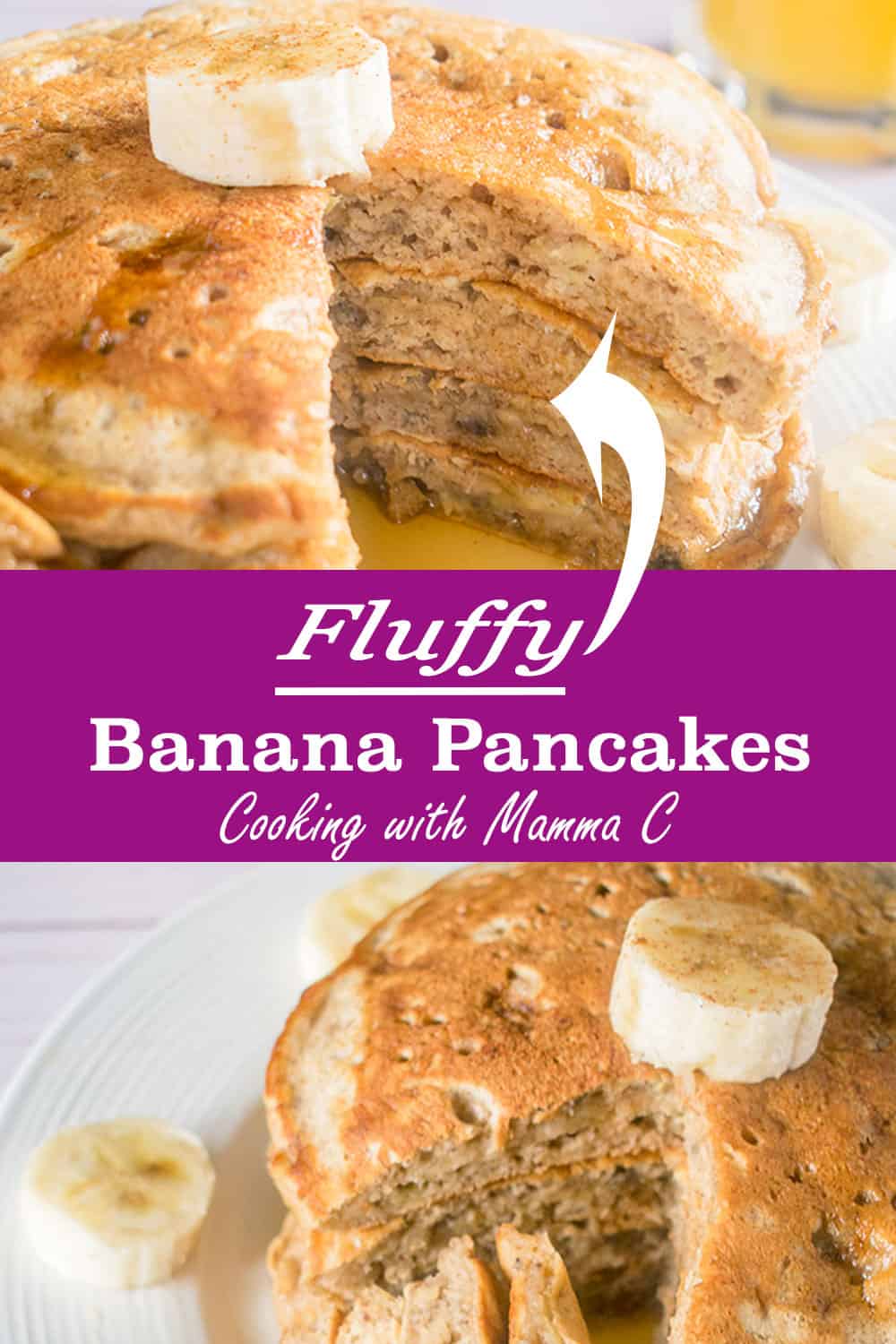 Fluffy Banana Pancakes - Cooking with Mamma C