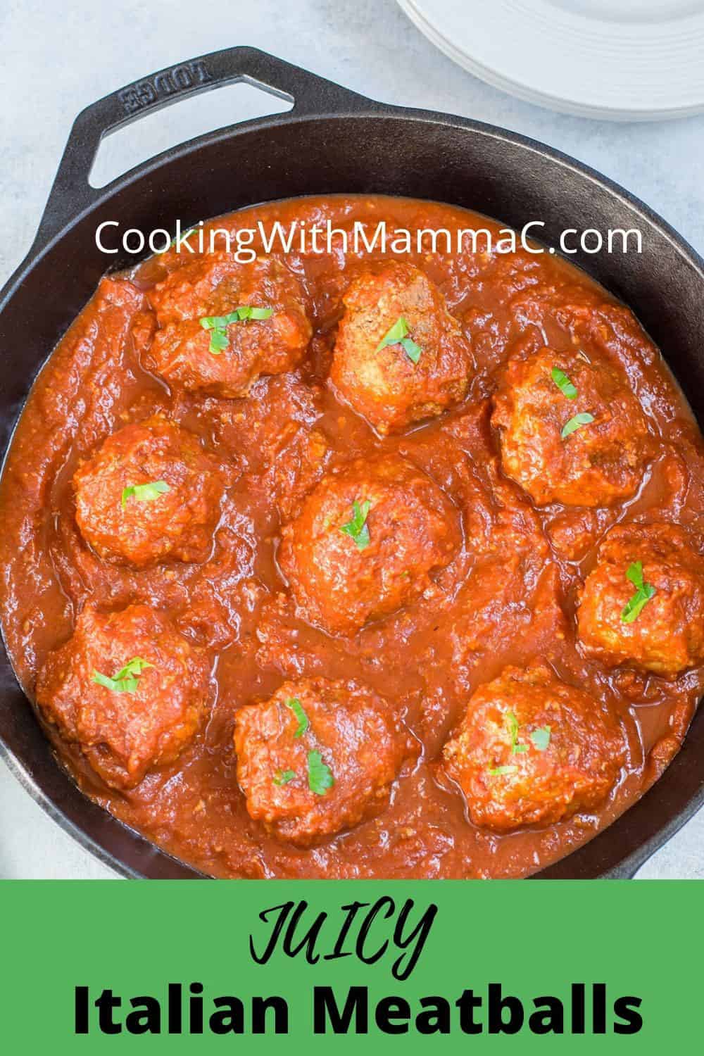 Authentic Italian Beef Meatballs Recipe - Cooking with Mamma C