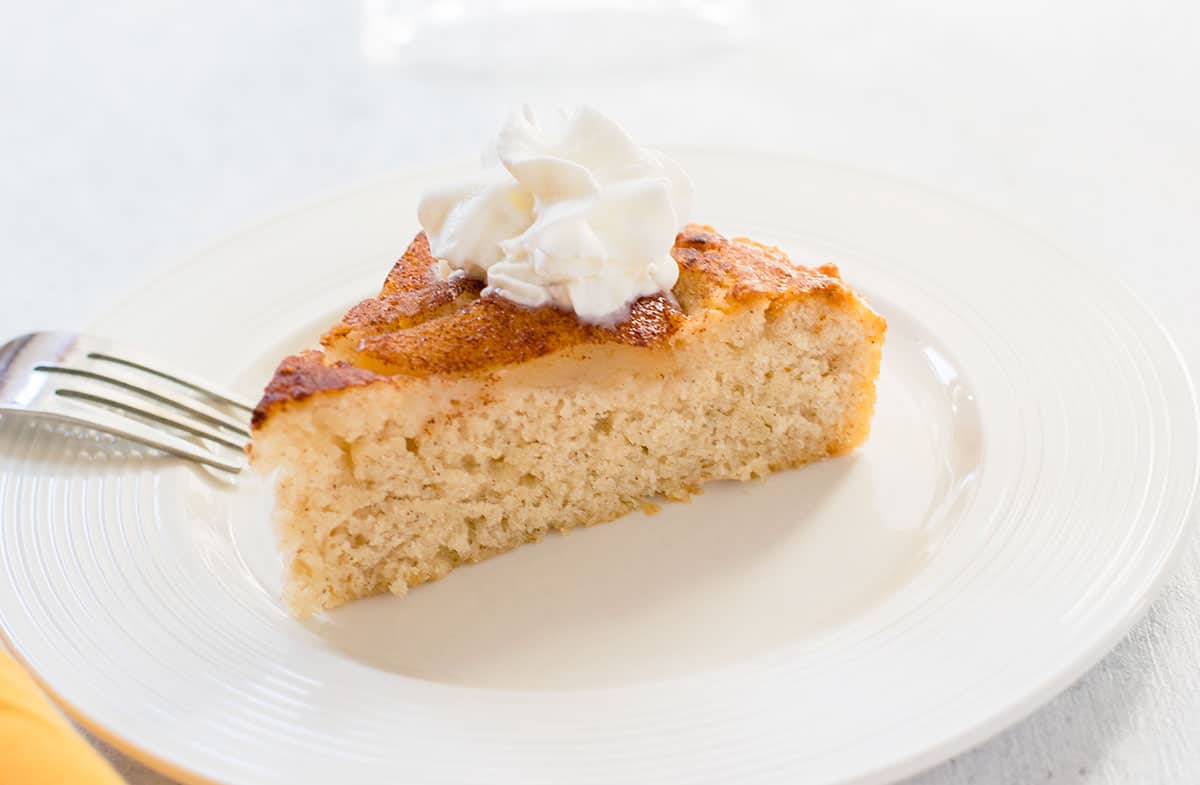 Amaretto Pear Cake with Canned Pears - Cooking with Mamma C