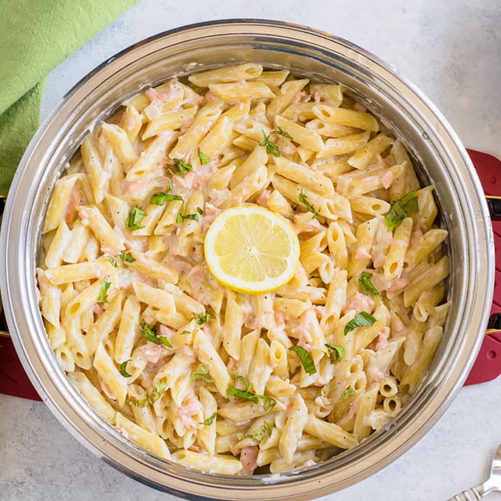 Creamy Smoked Salmon Pasta - Cooking with Mamma C