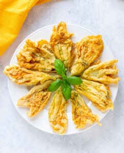 Fried Zucchini Flowers Recipe - Cooking with Mamma C