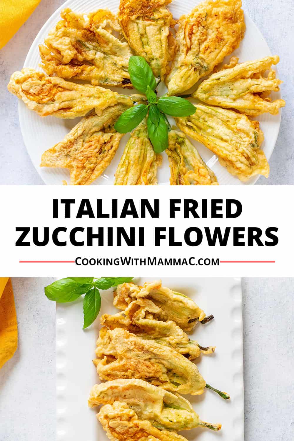 Fried Zucchini Flowers Recipe - Cooking with Mamma C