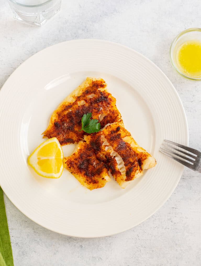 Air Fryer Cod (No Breading) - Cooking with Mamma C