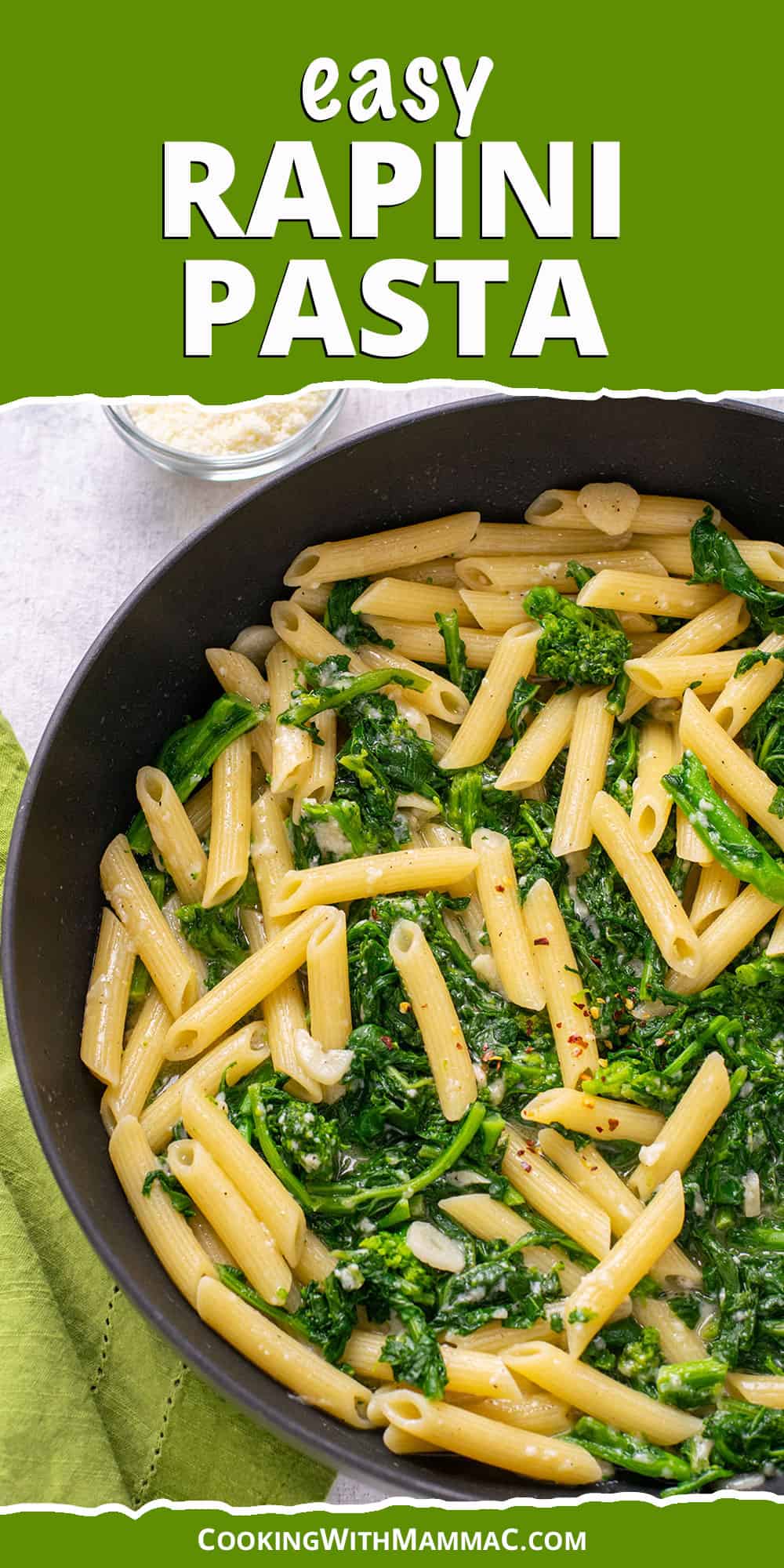 Rapini Pasta - Cooking with Mamma C